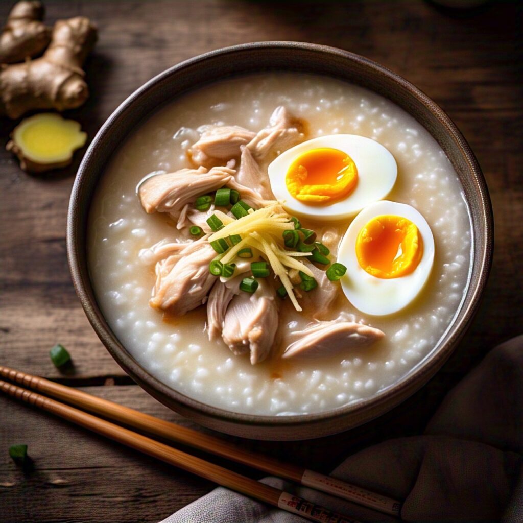 Chicken Congee Recipe: A Comforting and Savory Rice Porridge - Recipe ...